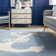 Longshore Tides Mather Handmade Tufted Wool Blue/White Rug | Wayfair