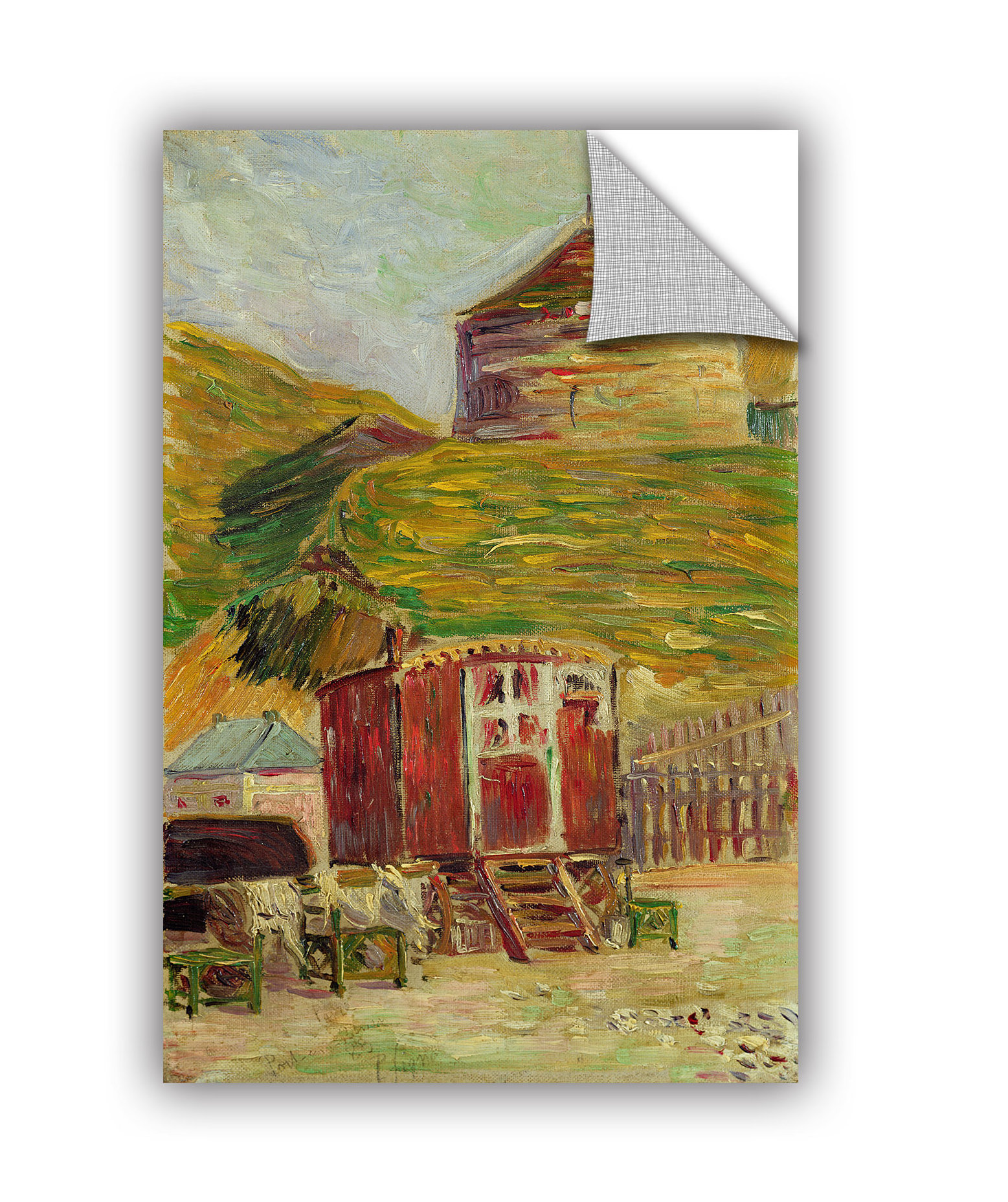 ArtWall Paul Signac Gypsies at Port-en-Bessin, 1883 Wall Decal | Wayfair