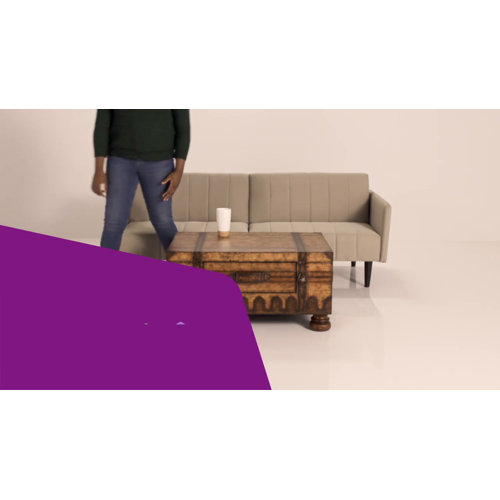 Steelside™ Damion 4 Legs Coffee Table with Storage & Reviews | Wayfair