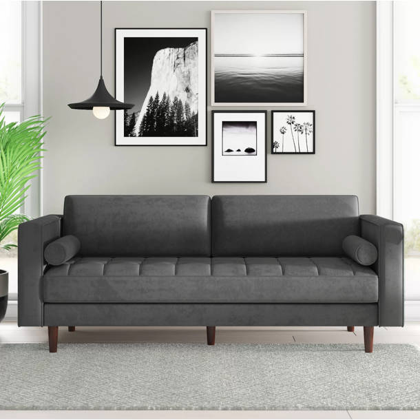 Latitude Run® Box Cushion Sofa Slipcover & Reviews | Wayfair