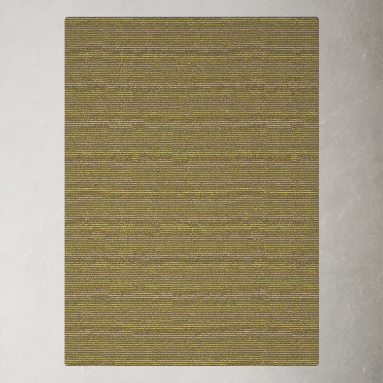 AllModern Crowe Handmade Wool Sage Rug & Reviews | Wayfair