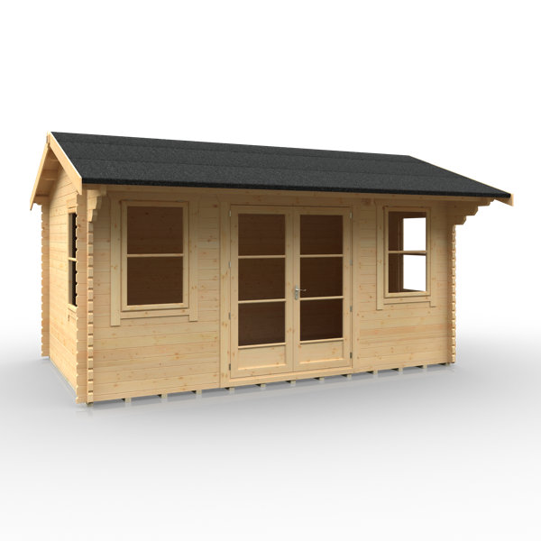 Tiger Sheds The Delta Tongue & Groove Log Cabin 16x10w | Wayfair.co.uk