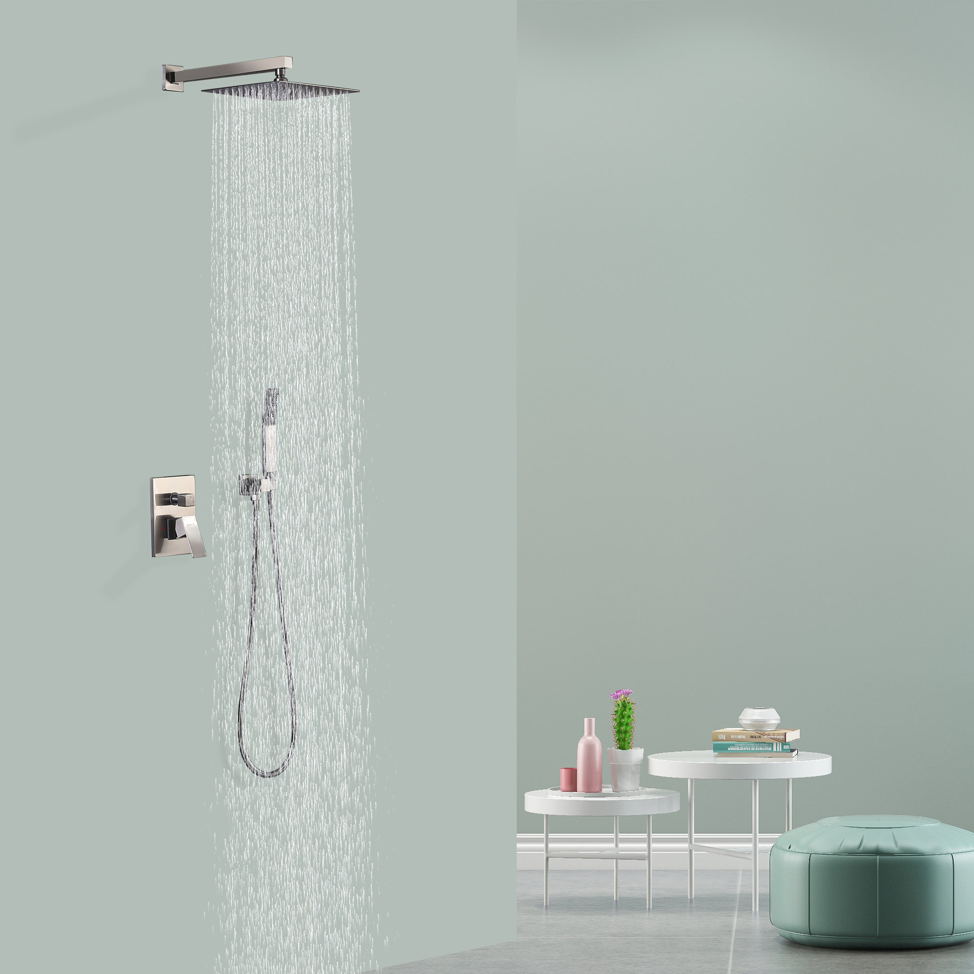 CENSTEEL Wall Mounted Complete Shower System | Wayfair