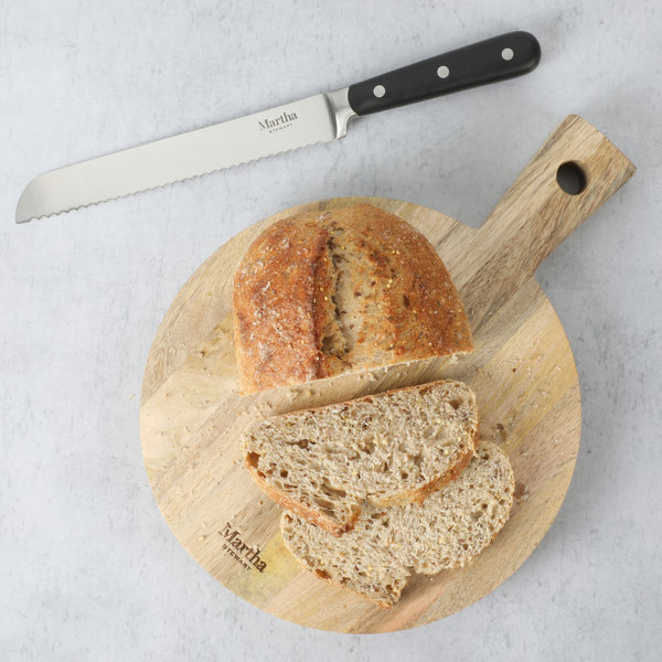 Martha Stewart Kindale 18 X 14" Cutting Board - Round - Mango Wood ...