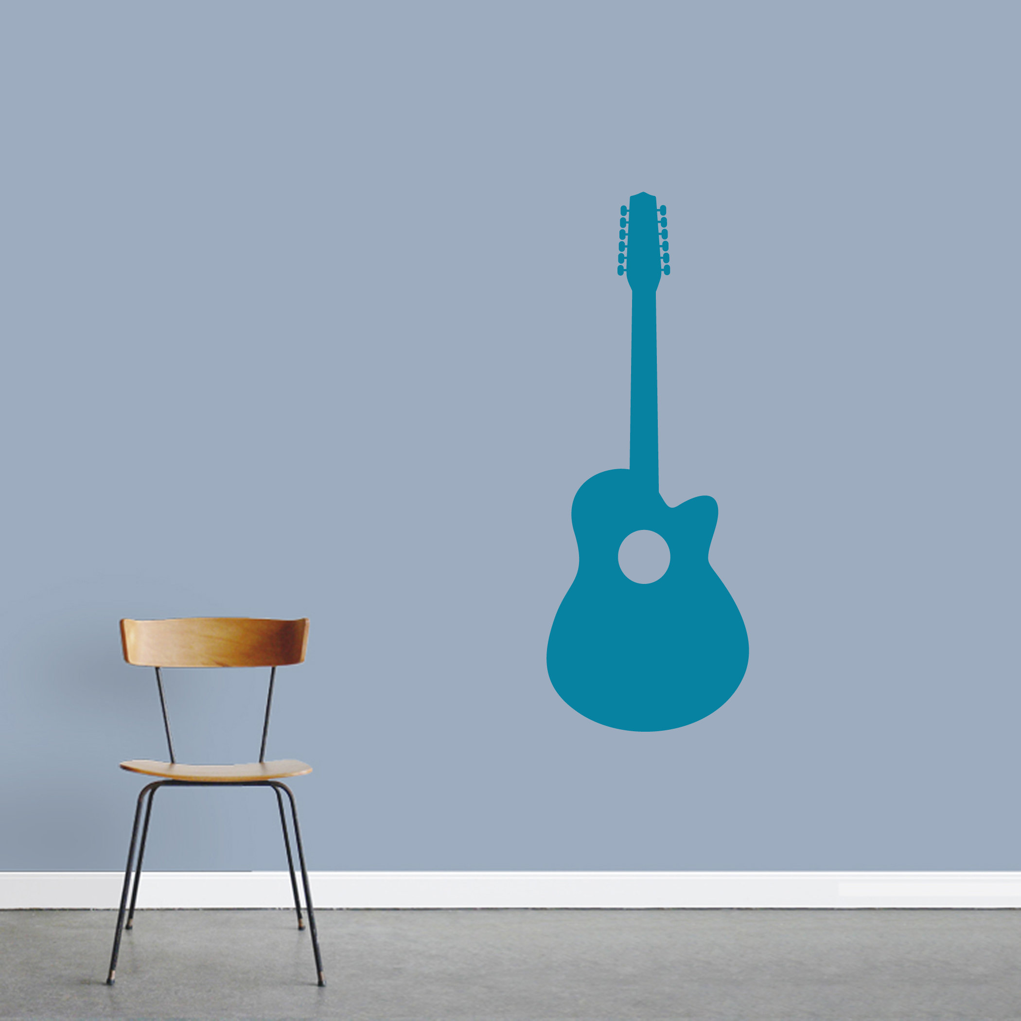 Winston Porter Tribeca Classic Guitar Wall Decal | Wayfair