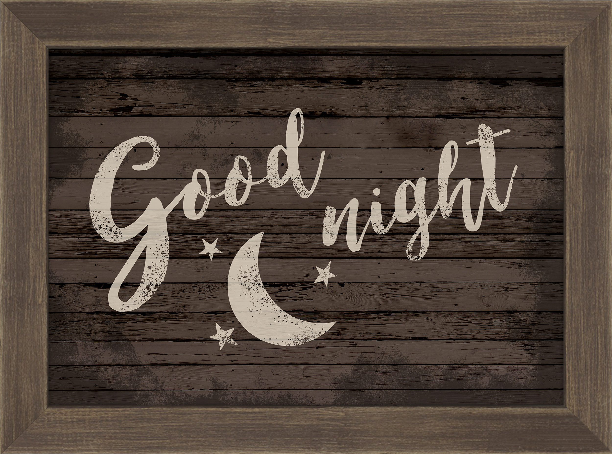 Melissa Van Hise Good Night - Picture Frame Textual Art | Wayfair