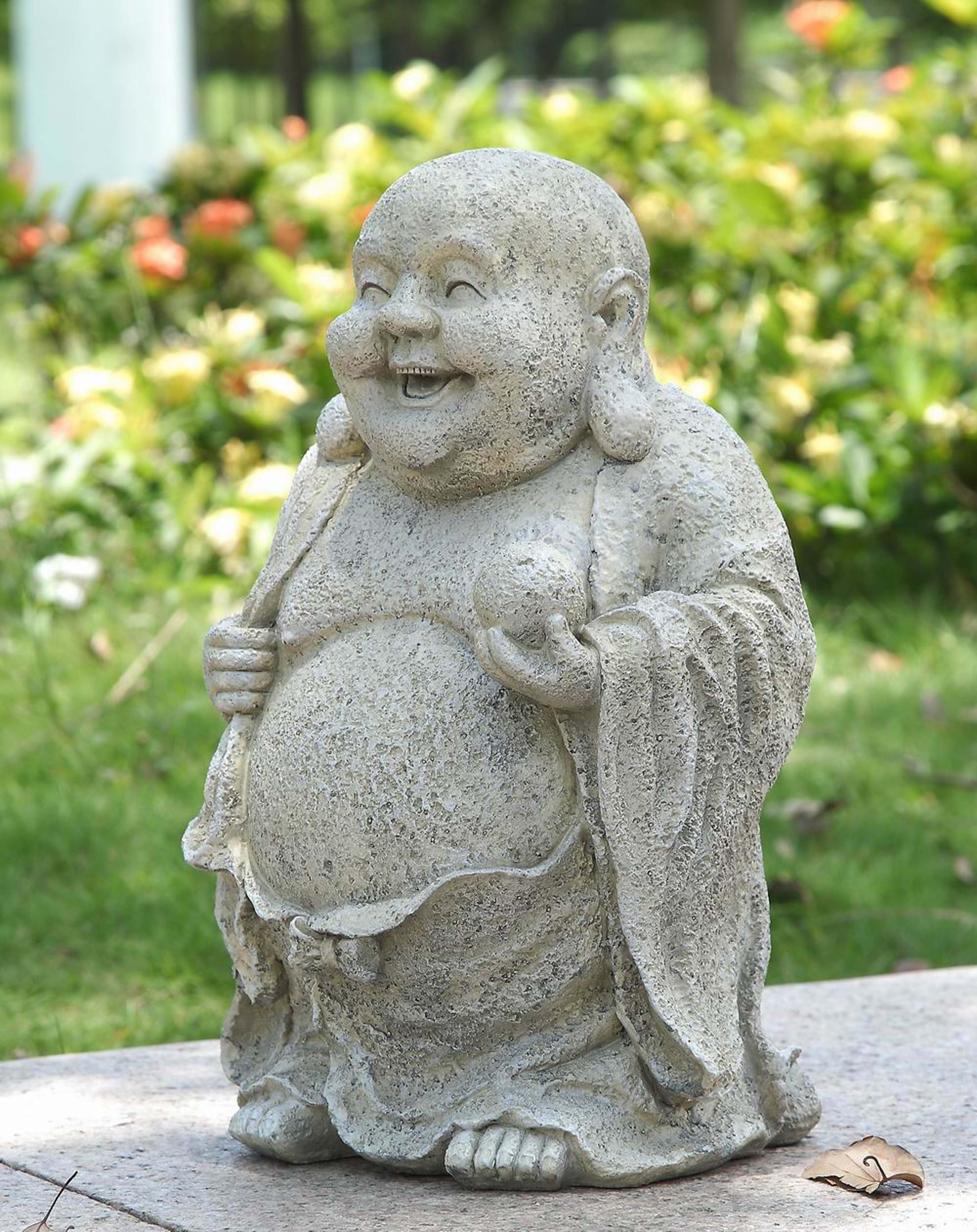 Hi-Line Gift Ltd. Buddha Holding a Ball Statue & Reviews | Wayfair