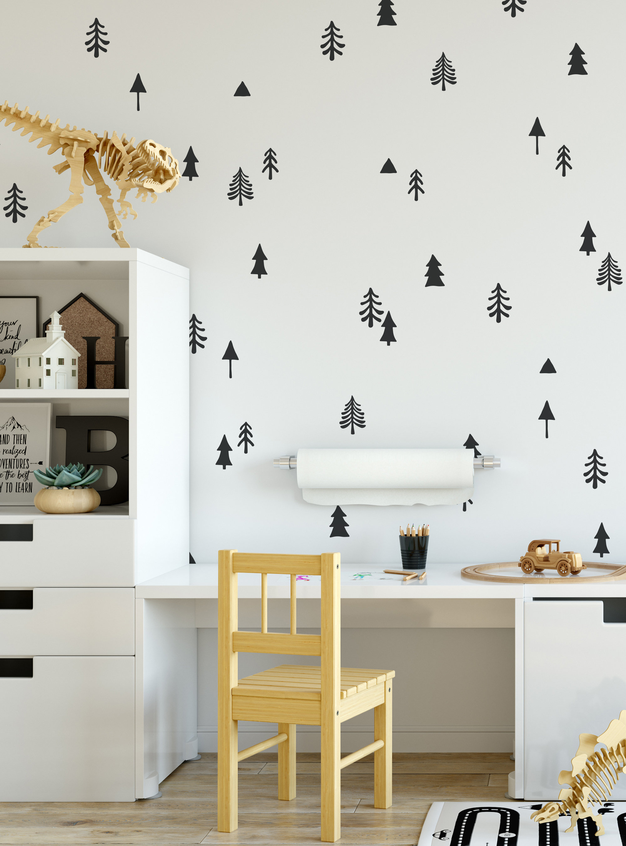 Millwood Pines Trees Wall Decal | Wayfair
