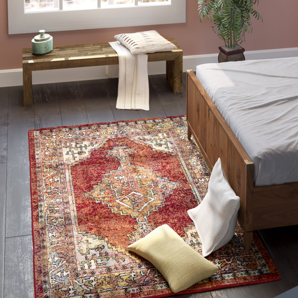 Bloomsbury Market Mcintosh Red Area Rug & Reviews | Wayfair