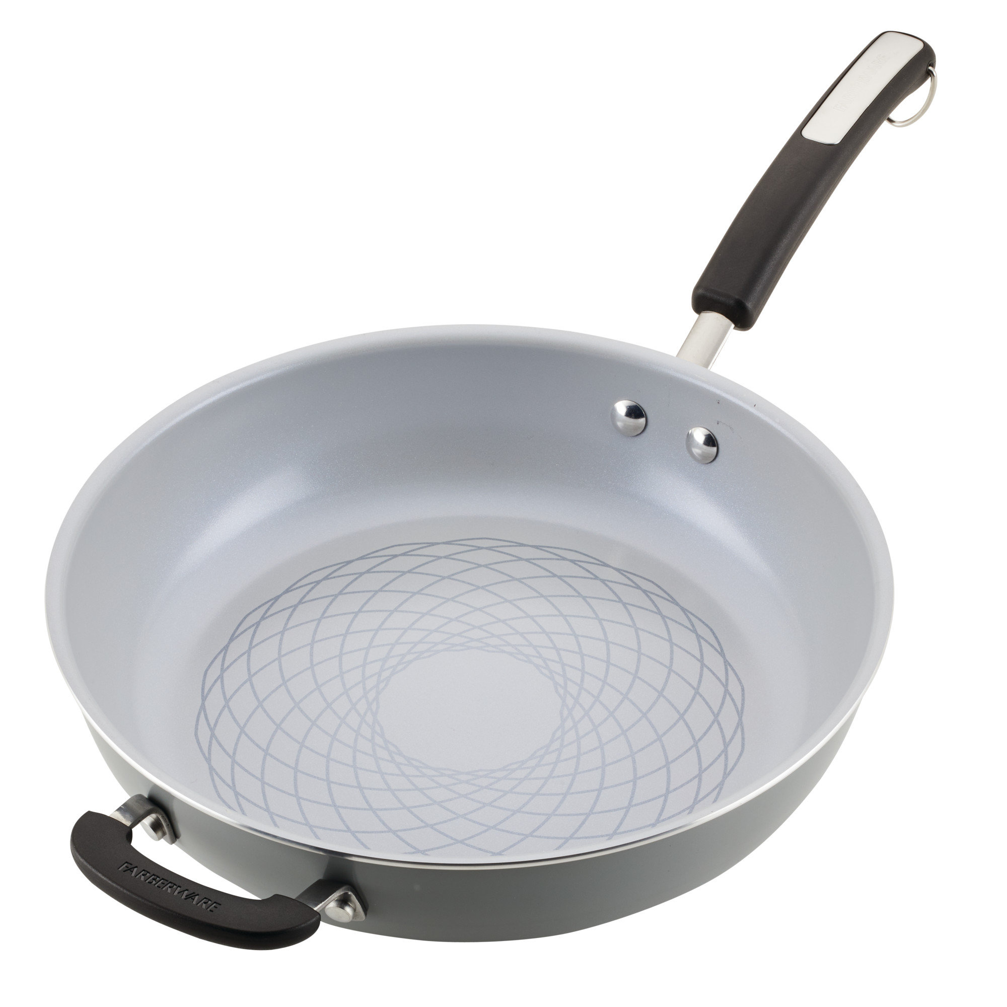 Farberware Eco Advantage Ceramic Nonstick Deep Frying Pan With Helper ...