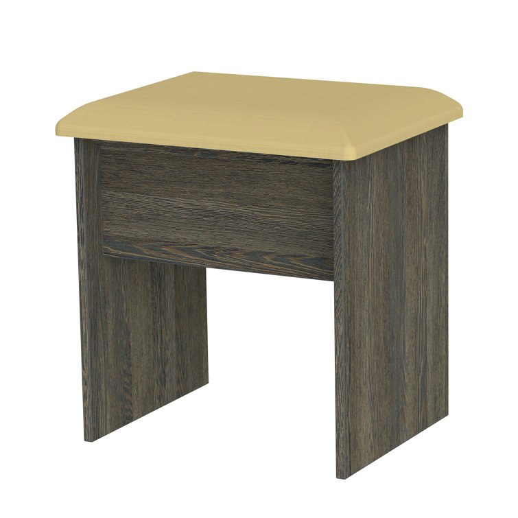 Marlow Home Co. Lyman 50Cm Tall Wood Dressing Table Stool | Wayfair.co.uk