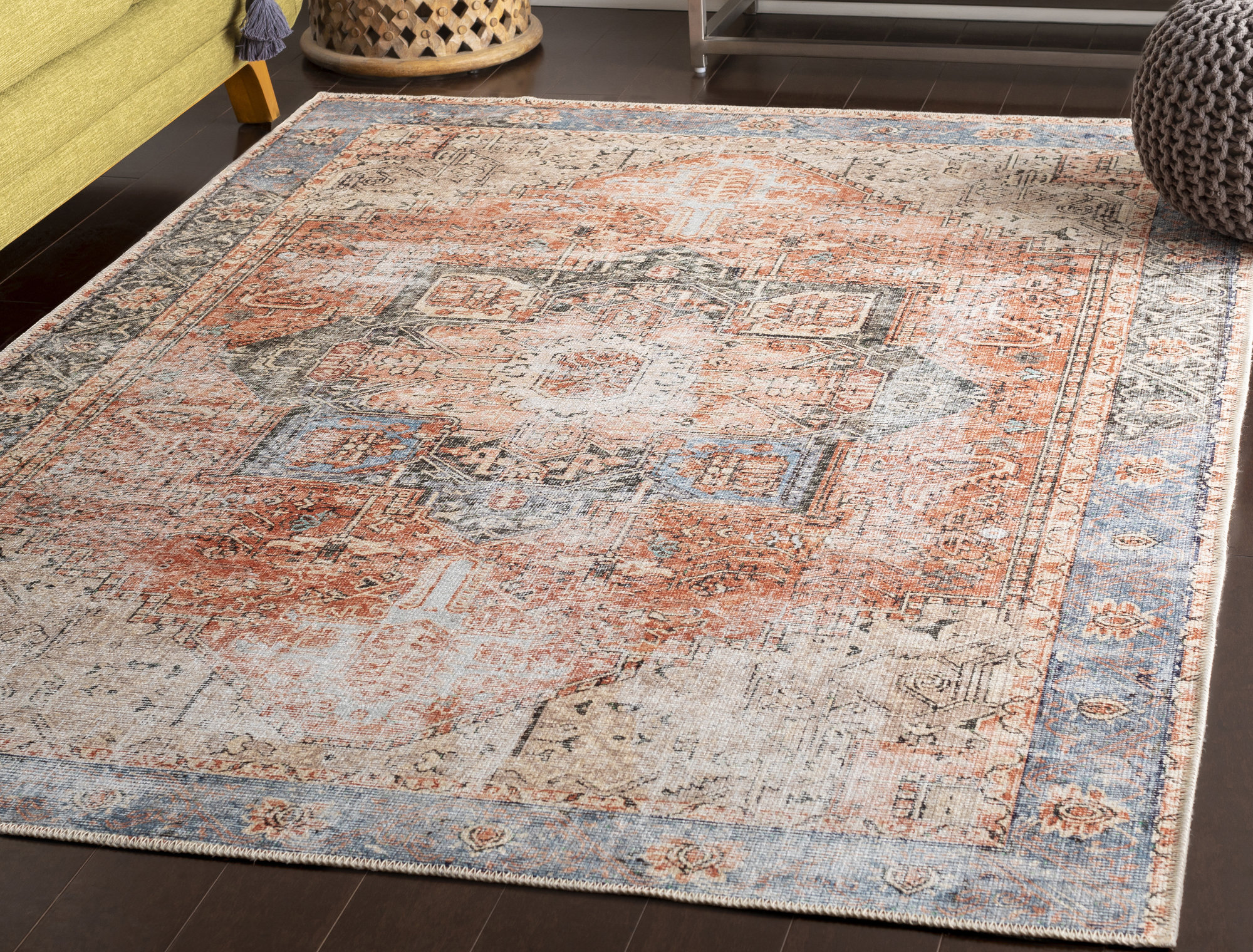 Home & Living Rugs Floor & Rugs Rust colored rugs designer rug for ...