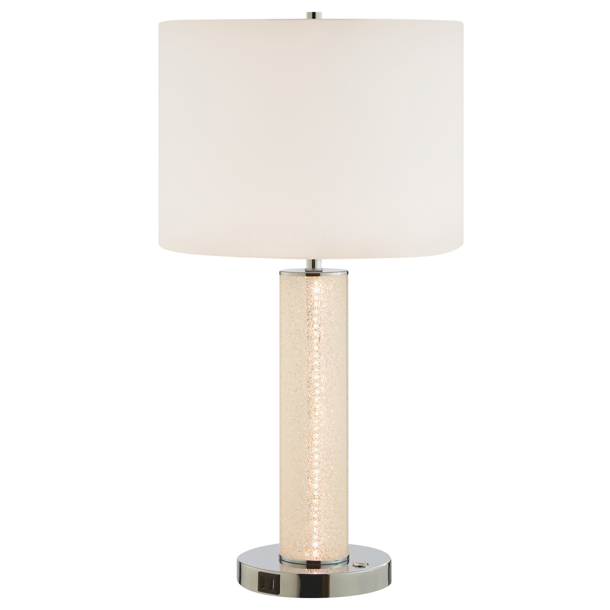 Everly Quinn Long Ashton 26" Table Lamp with USB | Wayfair