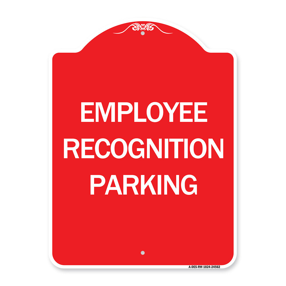 Signmission Designer Series Sign - Employee Recognition Parking/24562 ...
