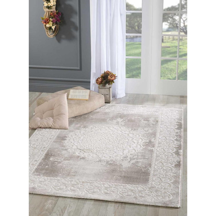 Lily Manor Cordova Low Pile Beige Rug & Reviews | Wayfair.co.uk