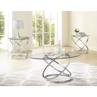 Wayfair | Glass Coffee Table Sets You'll Love in 2022