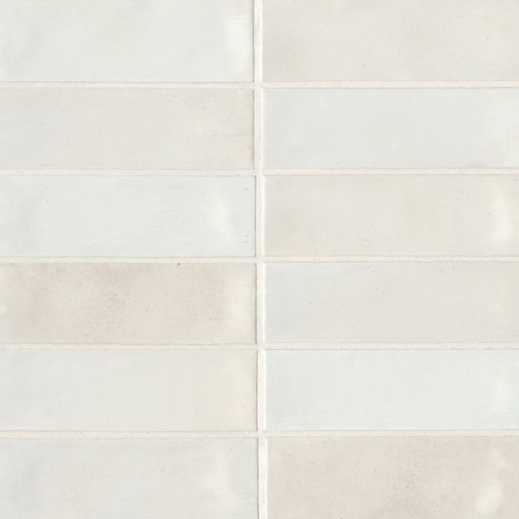 Bedrosians Celine 2" x 6" Porcelain Mosaic Sheet Wall & Floor Tile ...