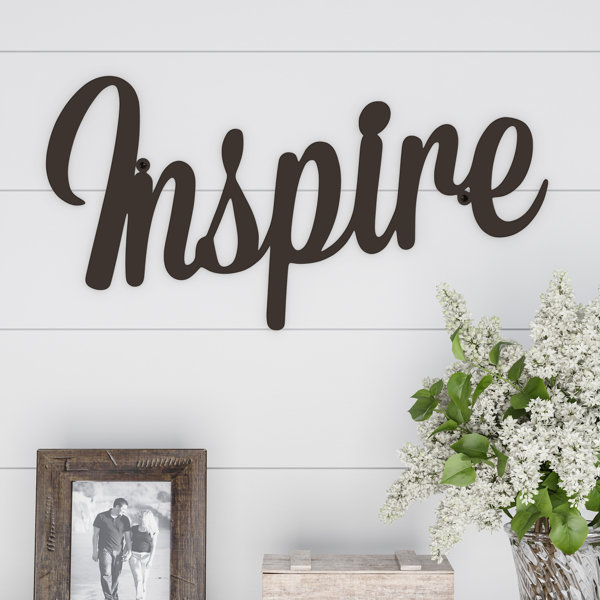 Metal-wall-quotes | Wayfair