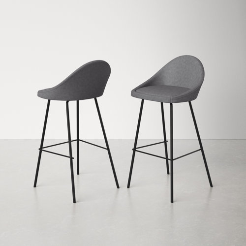 Modern Gray Bar Stools + Counter Stools | AllModern