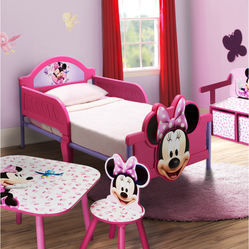 Mickey Mouse & Friends Minnie Mouse 3D Toddler Bed Frame & Reviews ...