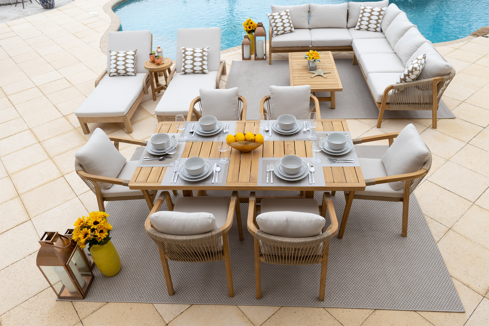 Corrigan Studio® Darnecia Lounge Seating Group with Cushions | Wayfair