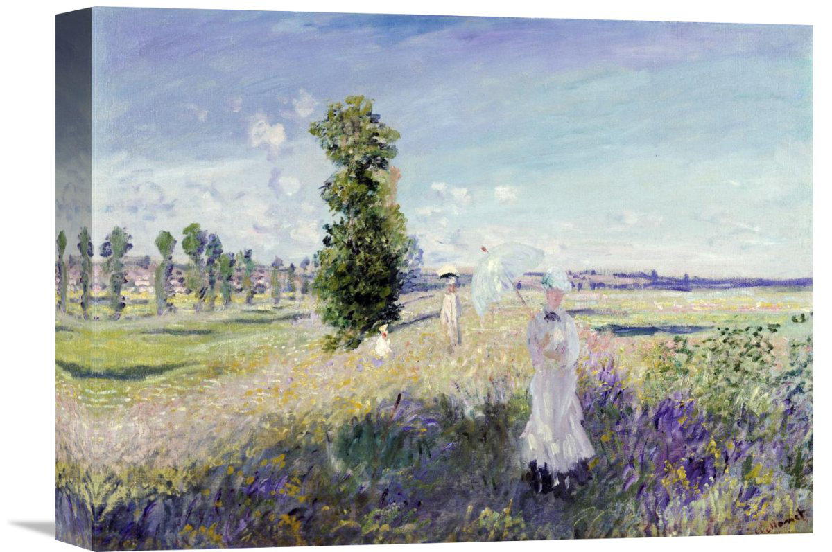 Vault W Artwork La Promenade (Argenteuil), 1875 by Claude Monet - Print ...
