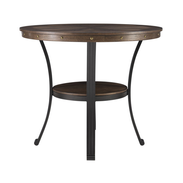 Nailhead-trim-metal-table | Wayfair