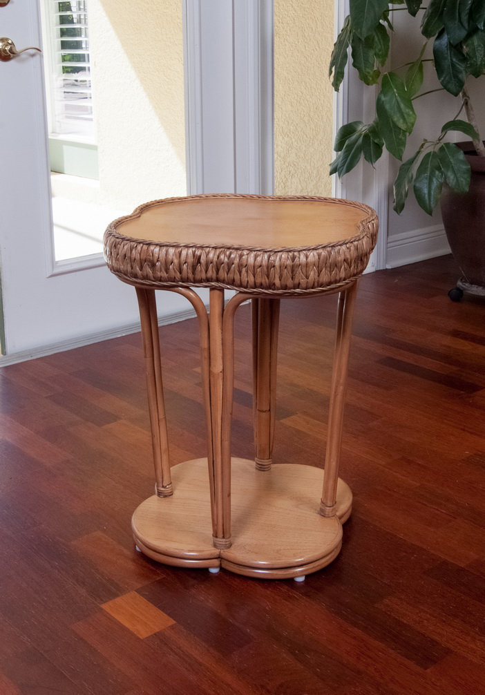 Bay Isle Home Pringle 24'' Tall Tray Top Floor Shelf End Table | Wayfair
