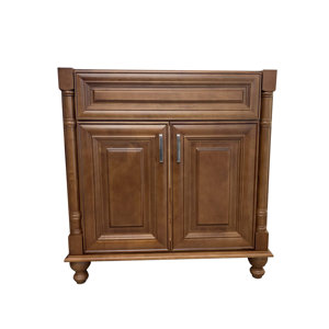 Niturra 36'' Single Bathroom Vanity Base Only in Maple Walnut | Wayfair