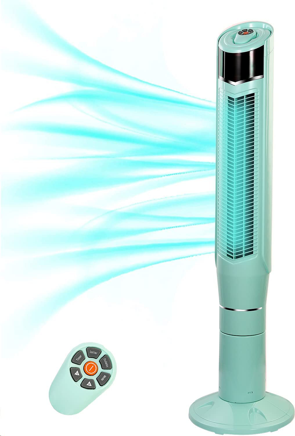 Antarctic Star Tower Fan 360°Oscillating Fan Quiet Cooling 24H Timer ...