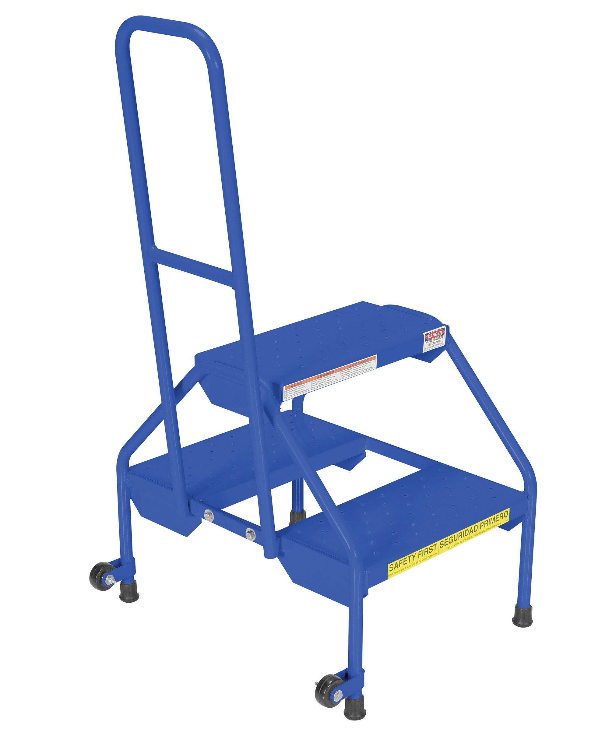 WFX Utility™ Artrip 3 - Step Steel Rolling Step Stool | Wayfair