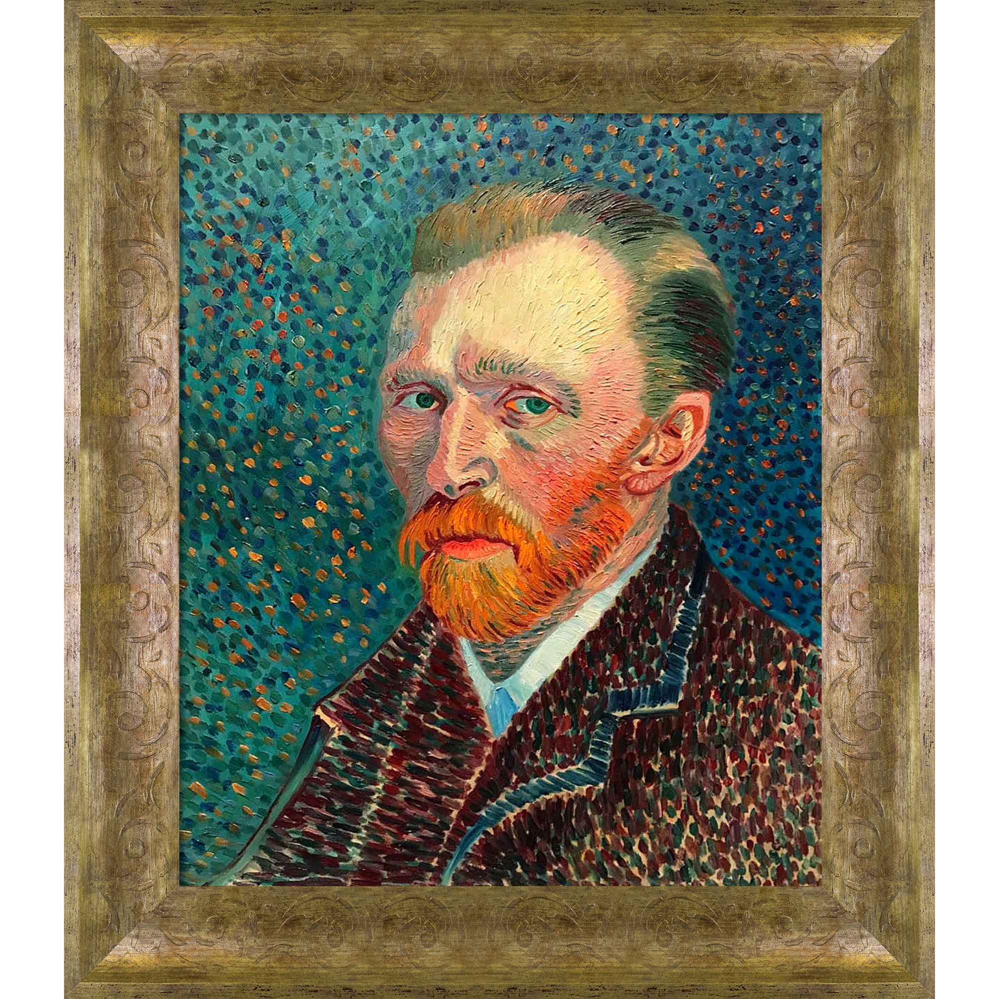 Tori Home Self Portrait by Vincent Van Gogh - Picture Frame Painting on ...