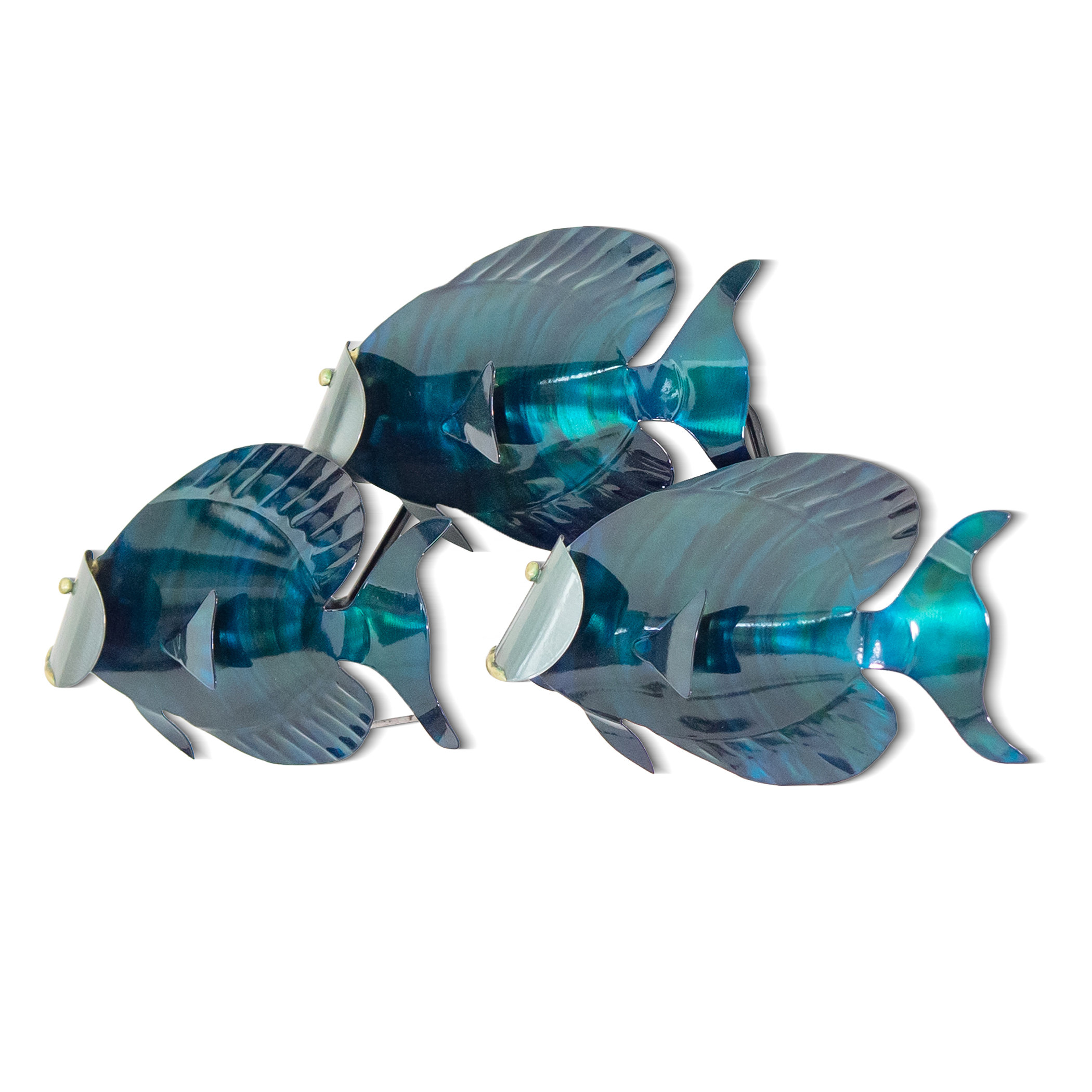Highland Dunes School of Tangs Fish Wall Décor | Wayfair