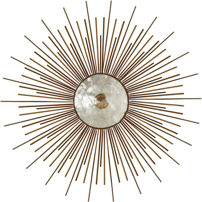 Mistana™ Metal Capiz Wall Decor & Reviews | Wayfair