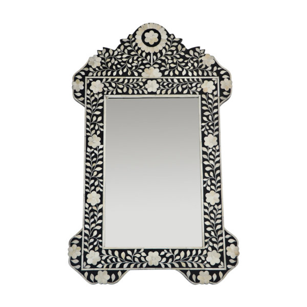 Sheherazade Home Rectangle Bone Wall Mirror | Wayfair