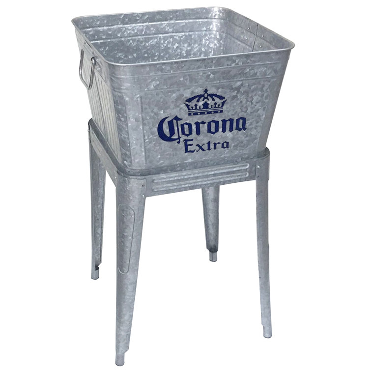 LeighCountry 42 Qt. Corona Galvanized Wash Tub Cooler & Reviews | Wayfair