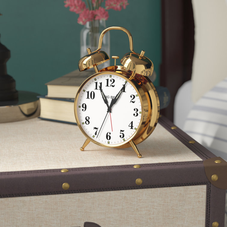Winston Porter Twin Bell Alarm Clock & Reviews | Wayfair