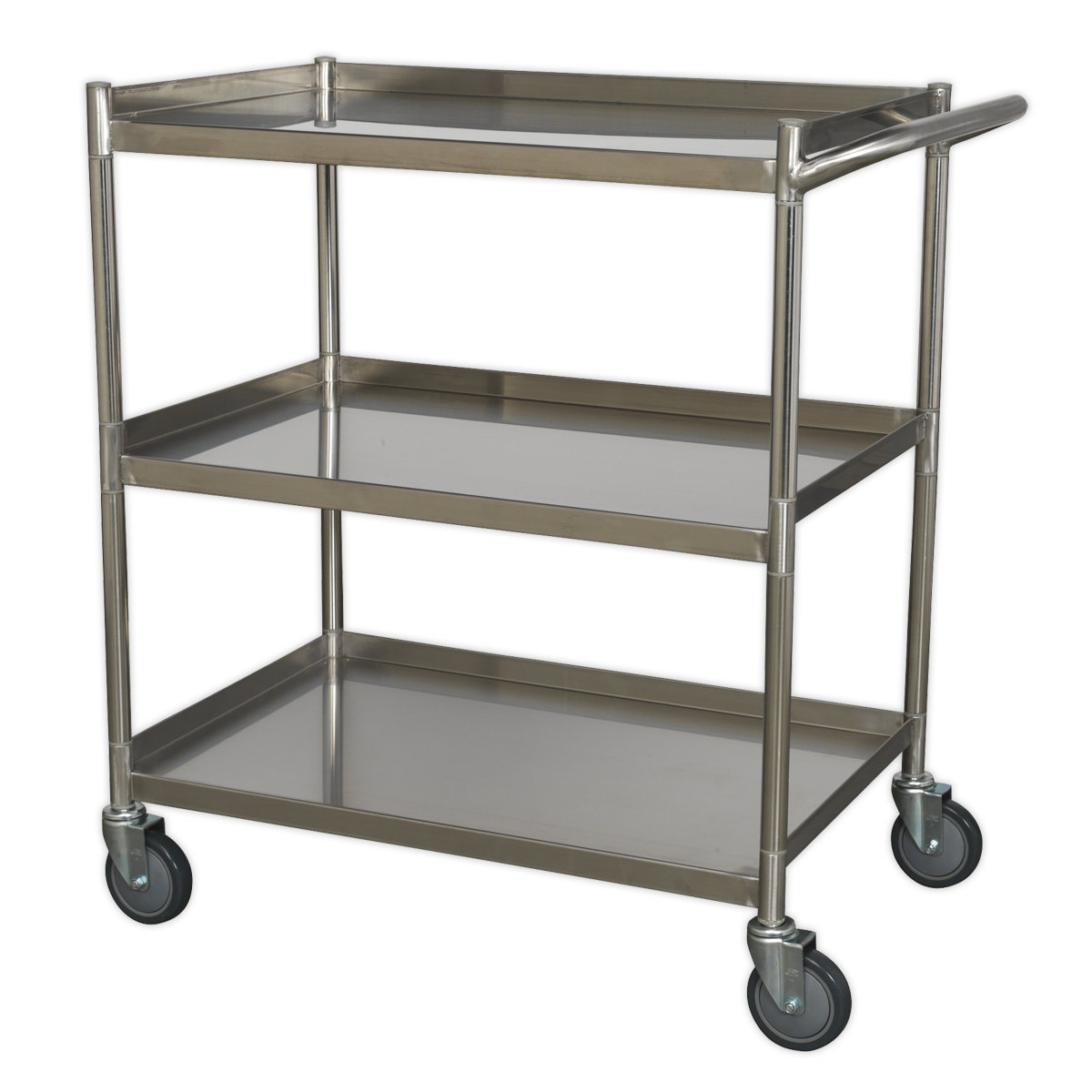 Symple Stuff 3-Level Stainless Steel Workshop Trolley | Wayfair.co.uk