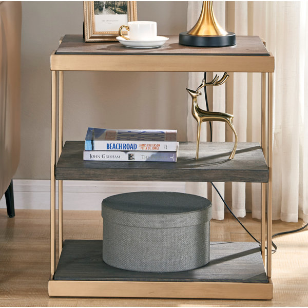 Mercer41 Gerrity 24'' Tall Floor Shelf End Table & Reviews | Wayfair