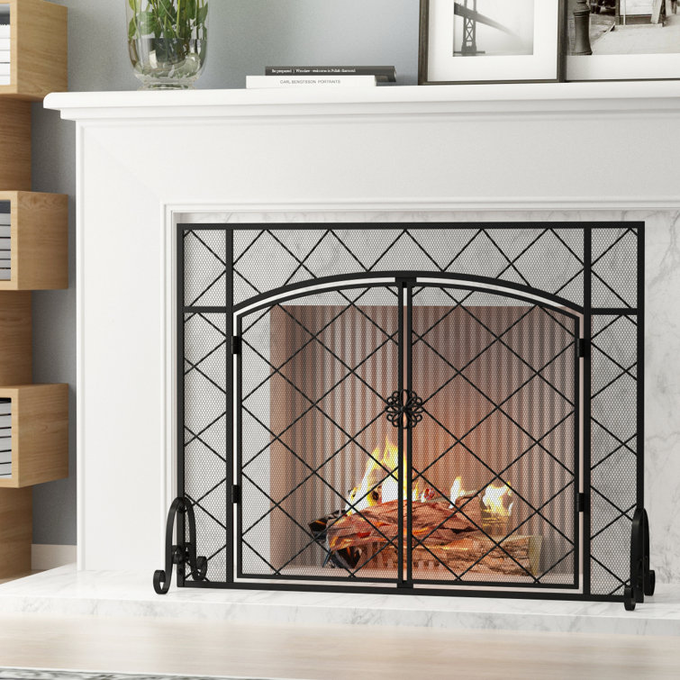 Large Fireplace Iron Screen at David Narvaez blog