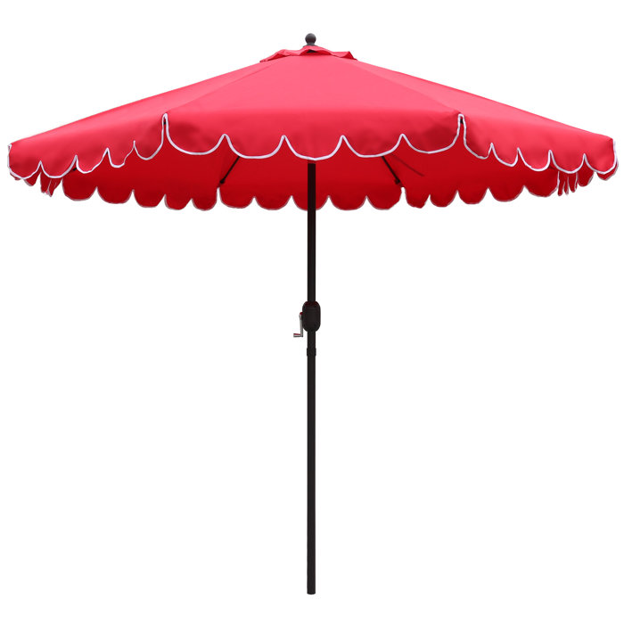 Highland Dunes Dunham 108'' Market Umbrella & Reviews | Wayfair