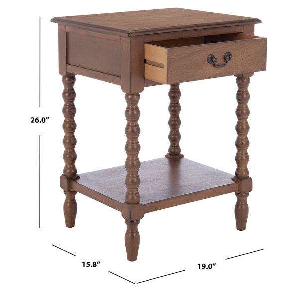 Dakota Fields 26'' Tall End Table with Storage & Reviews | Wayfair