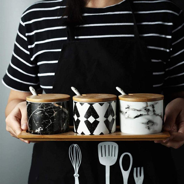 zhongshanginter Condiment 3 Piece Sugar Bowl with Lid Set | Wayfair