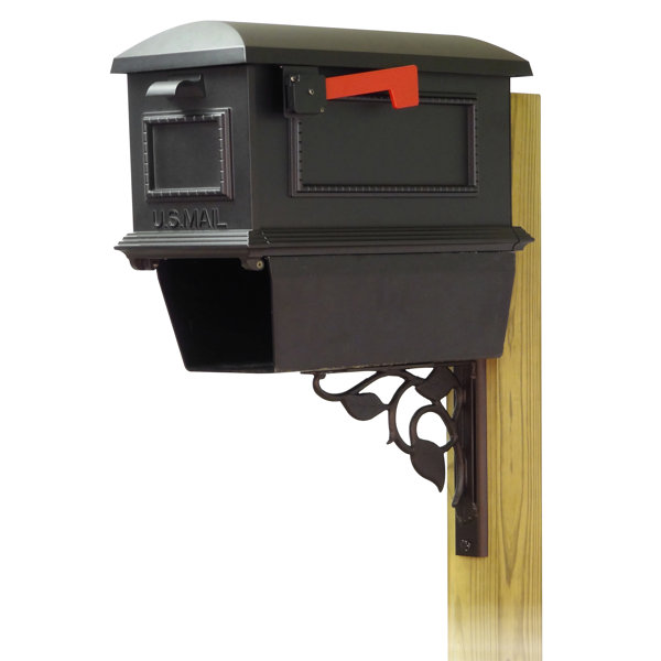 Special Lite Products Traditional Curbside Post Mounted Mailbox | Wayfair