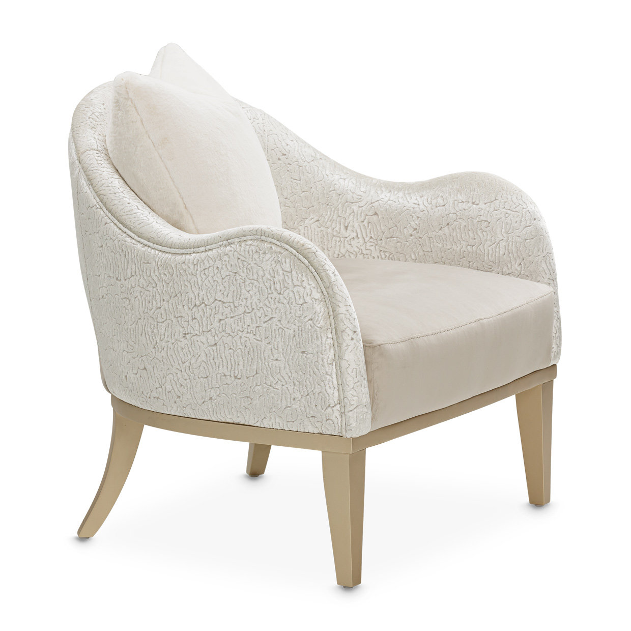 Michael Amini Yvette Upholstered Armchair | Wayfair