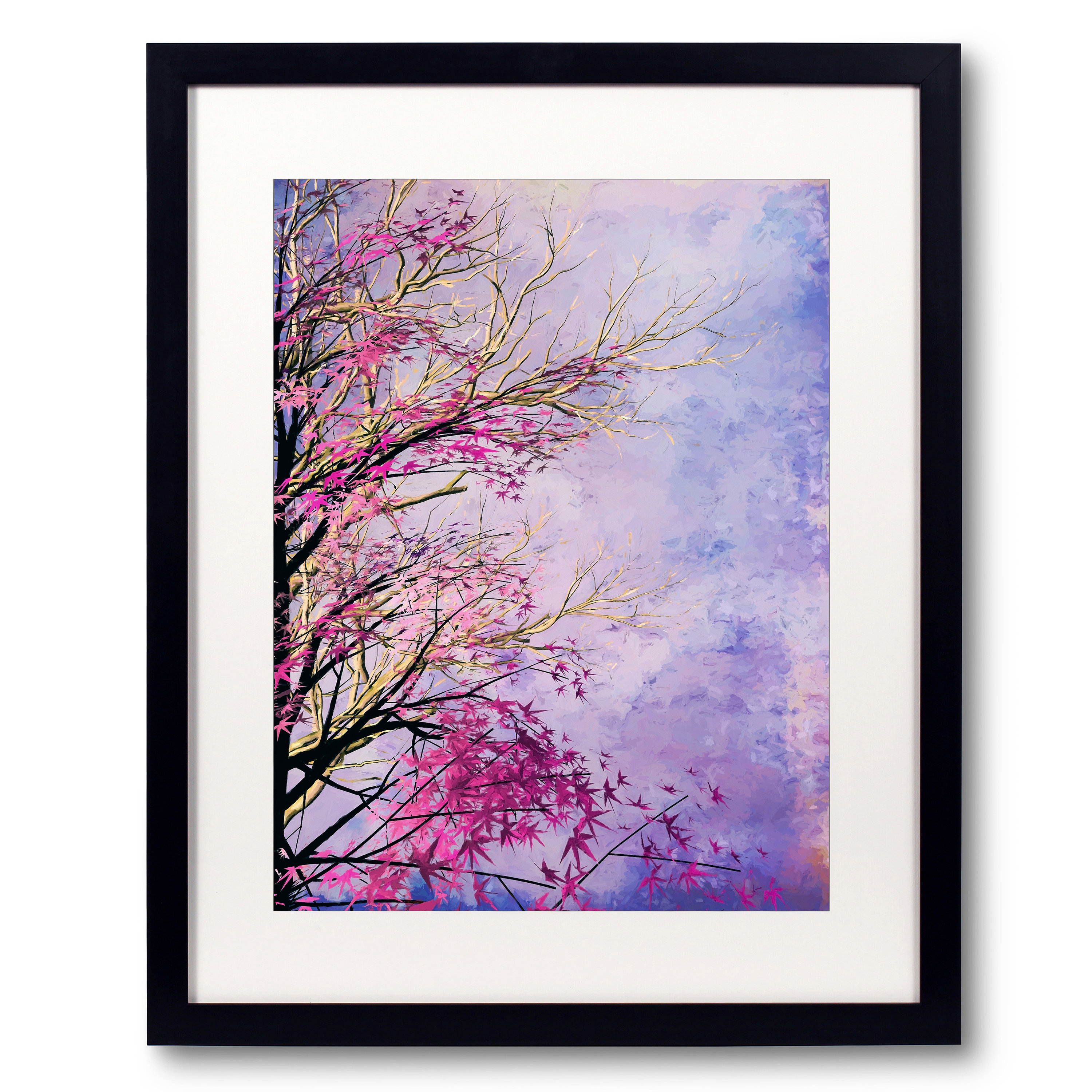 Made & Curated Autumnal Tree by Angel Estevez - Print | Wayfair