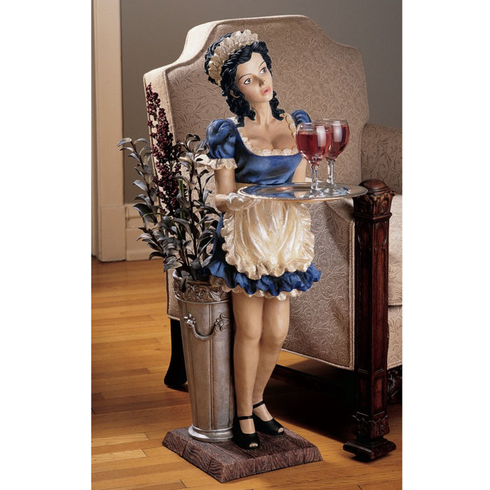 Design Toscano Genevieve the Buxom French Maid Statue & Reviews | Wayfair