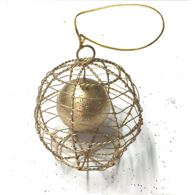 Metal Baubles & Tree Ornaments You'll Love | Wayfair.co.uk