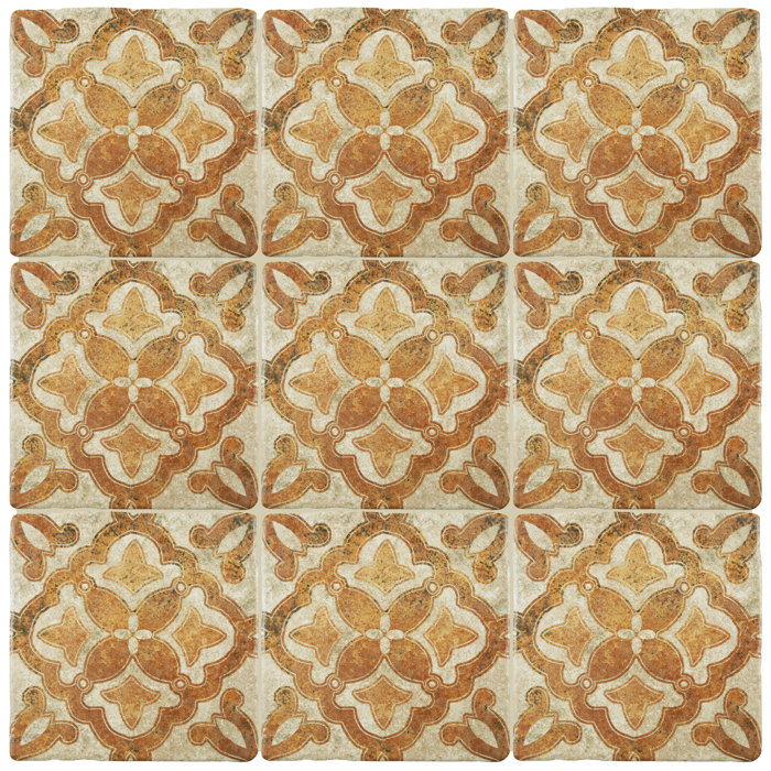 EliteTile Diego 8" x 8" Ceramic Wall & Floor Tile & Reviews