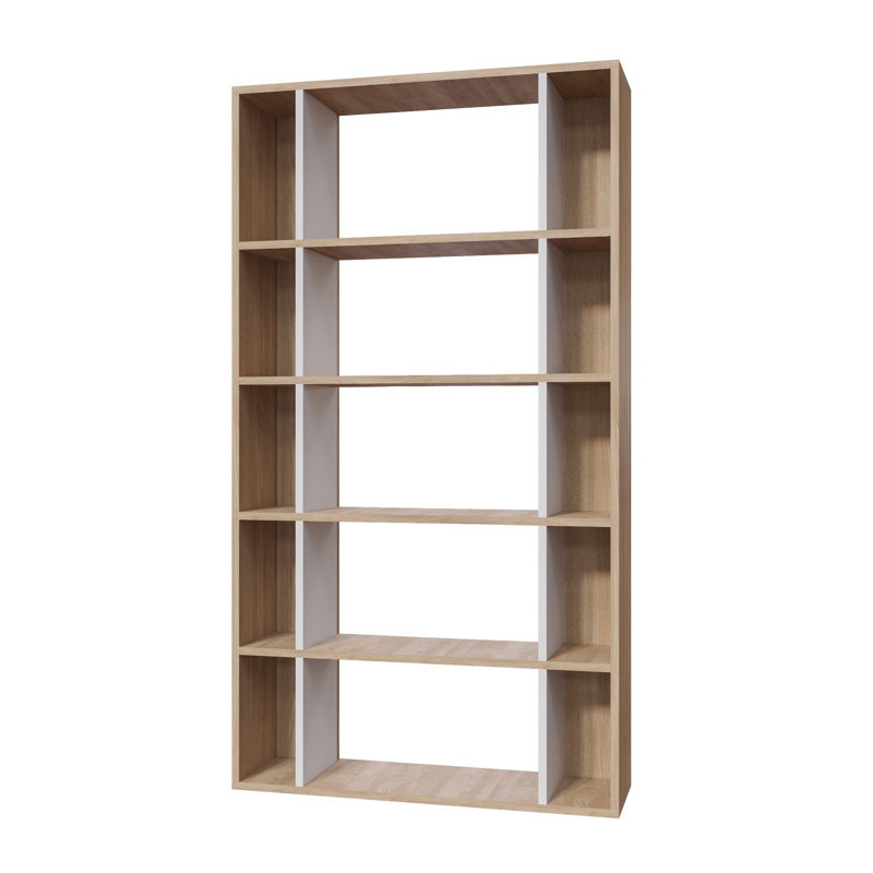 Ebern Designs Erind 163.6Cm H x 90Cm W Standard Bookcase | Wayfair.co.uk